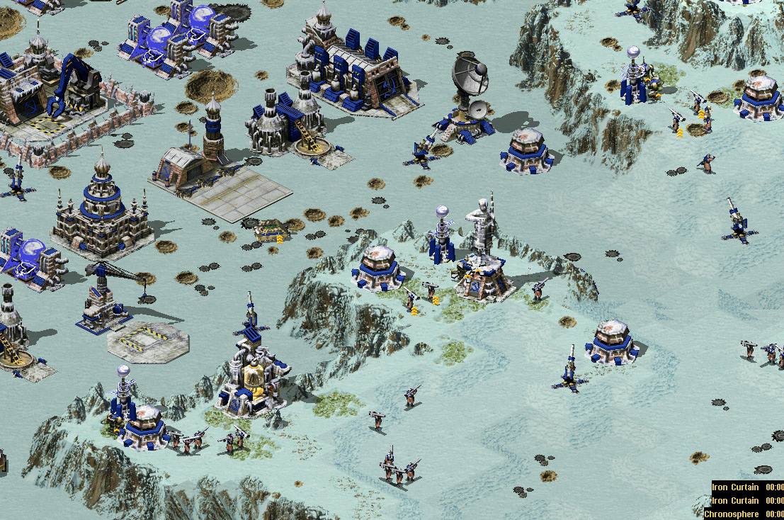 Scorched Earth RA2 map: Permafrost (2-4) - Red Alert 2 Maps - XWIS